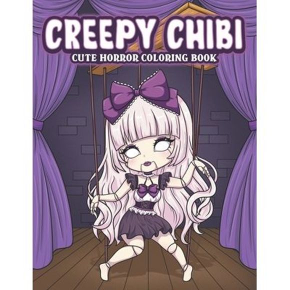 Leriza May | Other | Creepy Chibi Cute Horror Coloring Book Spooky ...